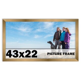 43x22 Frame Gold Bronze Picture Frame - Modern Photo Frame Includes UV ...