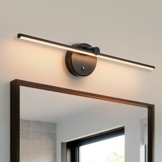 Modern Minimalist Adjustable Linear Dimmable LED Wall Vanity Light ...