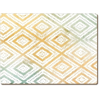 Geometric Mohave Decorative Hardboard Placemats with Protective Cork ...
