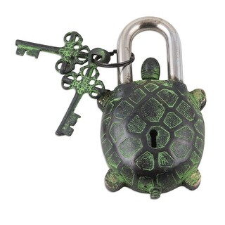 Novica Handmade Turtles Treasure Lock And Key Set (3 Pieces) - Bed Bath ...