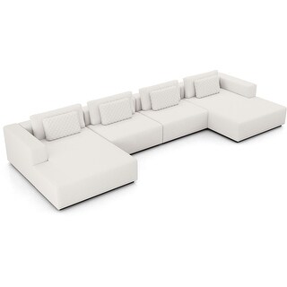 Spruce Modular Sofa Set 12 in Chalk Fabric - Bed Bath & Beyond - 35977584