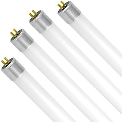 Luxrite 4FT LED Tube Light, T5 HO, 25W (54W Equivalent), 3200 Lumens ...