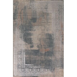 Modern Abstract Turkish Area Rug Machine made Carpet - 6'4"x 9'5" - Bed ...