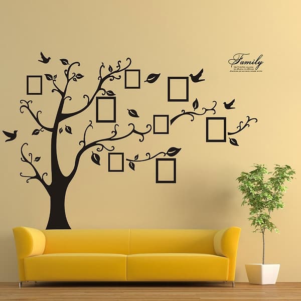 tree wall decal black