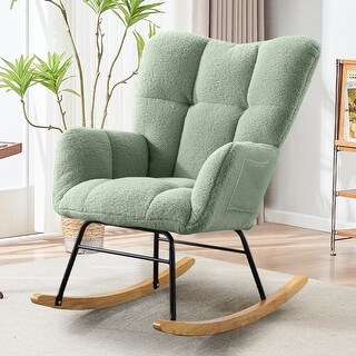 Teddy Fabric Rocking Chair - Bed Bath & Beyond - 42723096