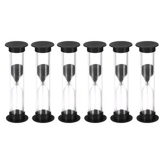 1 Minute Sand Timer, 6Pcs Small Sandy Clock, Count Down Sand Glass ...