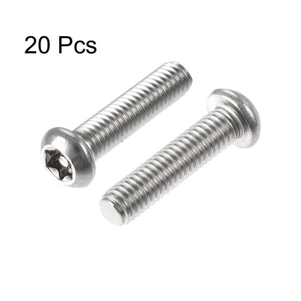 M6x25mm Torx Machine Screw 20pcs Pan Head Screws w T30 L-Type Wrench ...