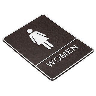 Self Stick Women Toilet Label, Acrylic Adhesive Tape Sticker Signs ...