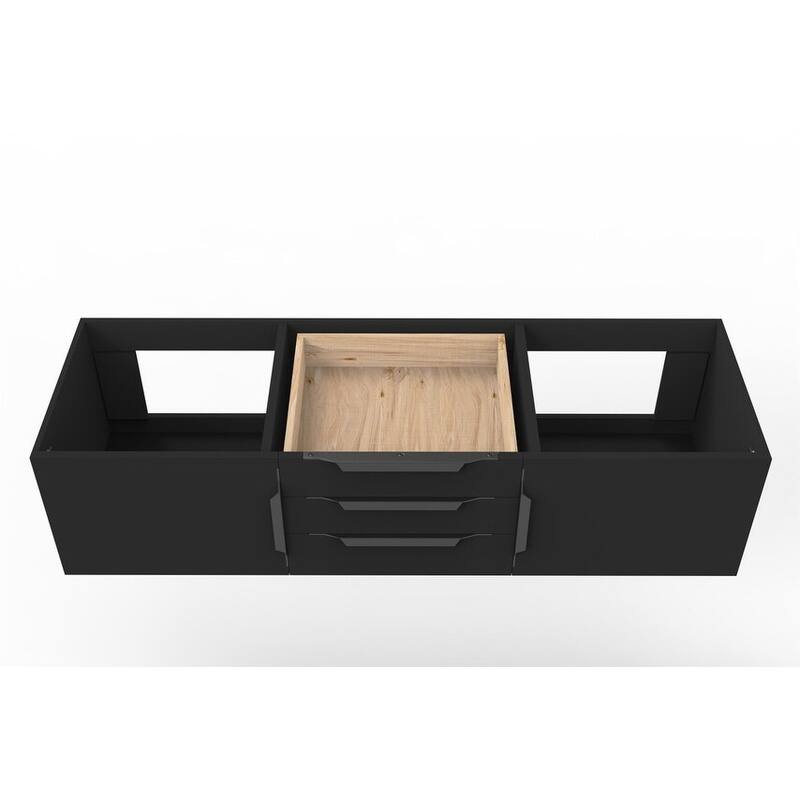 Alpine 60" Wall Mounted Bathroom Vanity (Base Only) - On Sale ...