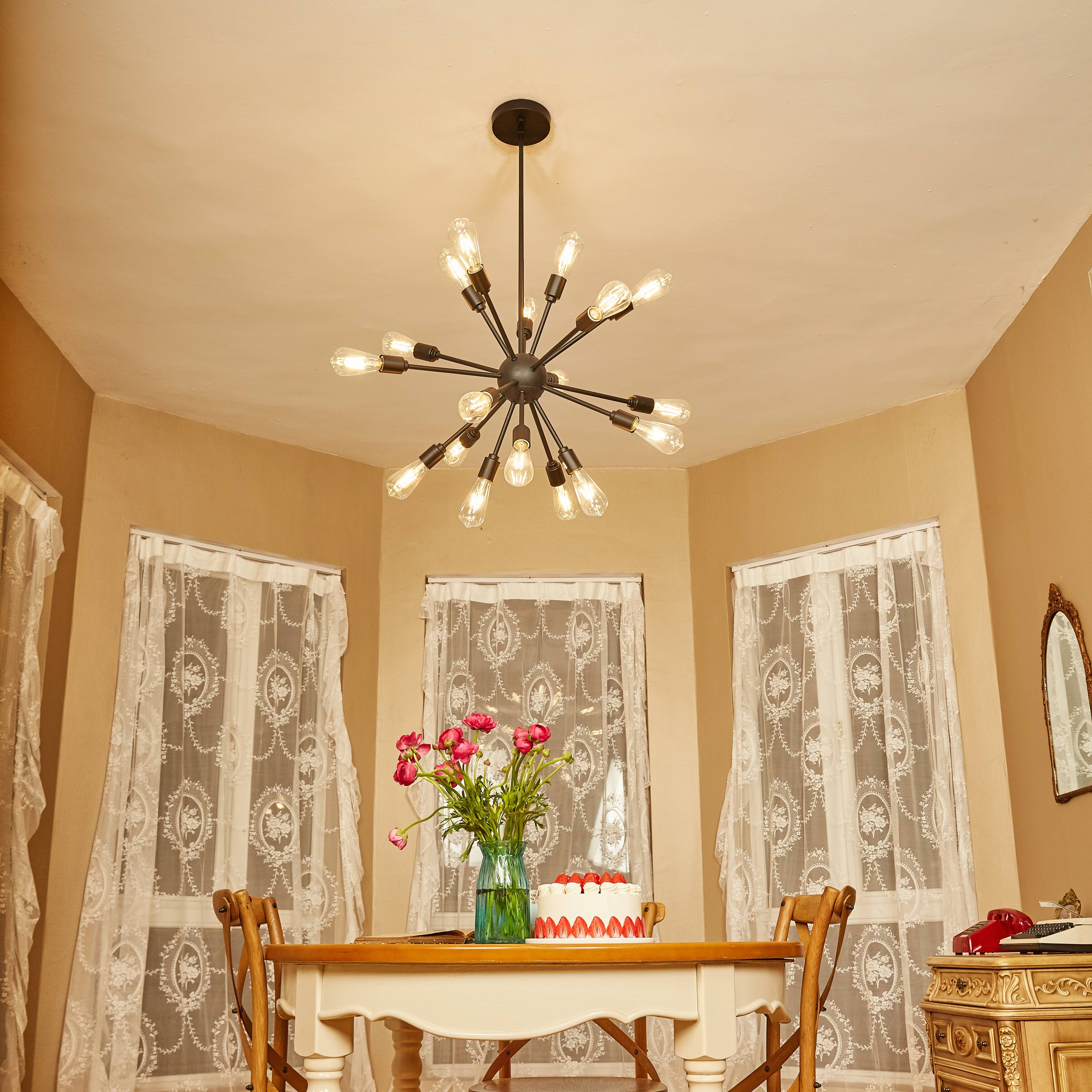 18 Light Sputnik Sphere Chandelier - 27.36"x74.45" - On Sale - Bed Bath ...