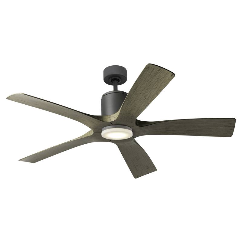 Aviator Indoor and Outdoor 5-Blade Smart Ceiling Fan 54in with Remote ...