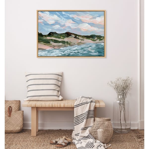 Kate and Laurel Sylvie Michigan Sand Dunes Canvas by Emily Kenney - Bed ...