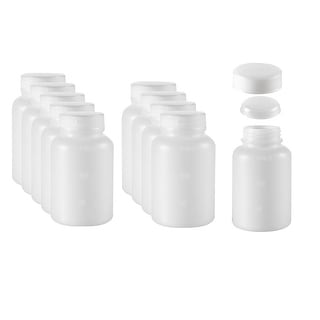 Plastic Lab Reagent Bottle Sample Sealing Storage Container 10pcs ...