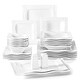 MALACASA Mario Porcelain Dinnerware Set (Service for 6) - Bed Bath ...