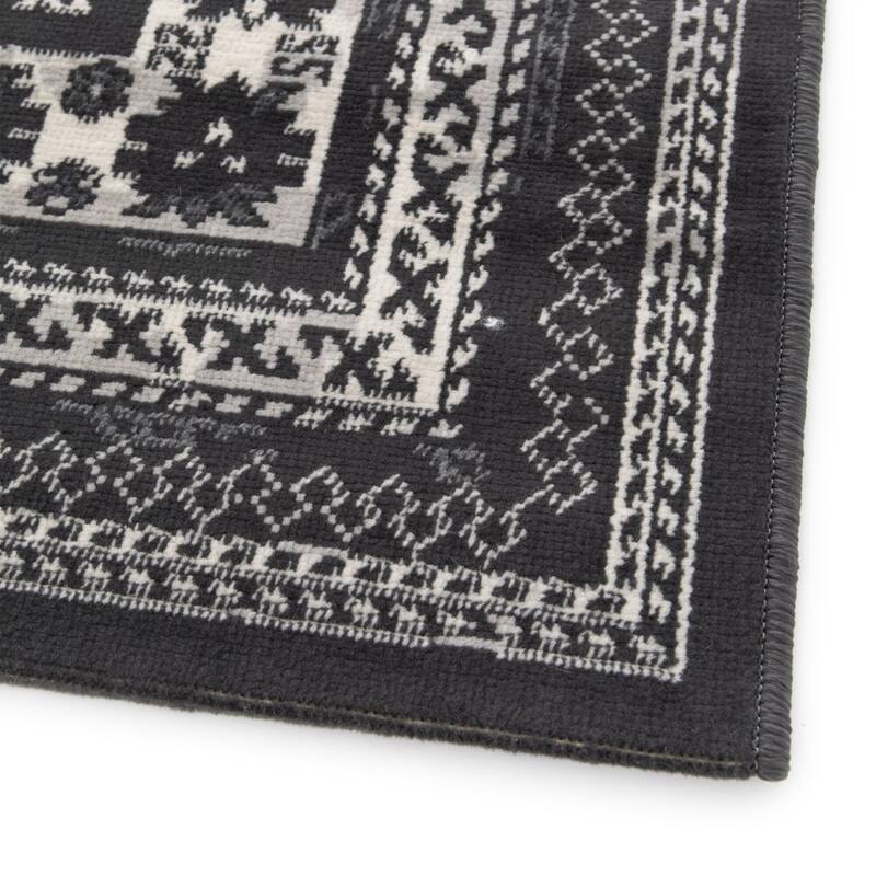 Classic Chateau Ebony Cream (7'10" x 10') - Overstock - 20607234