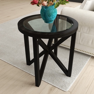 Modern simple glass coffee table, tempered glass coffee table solid ...