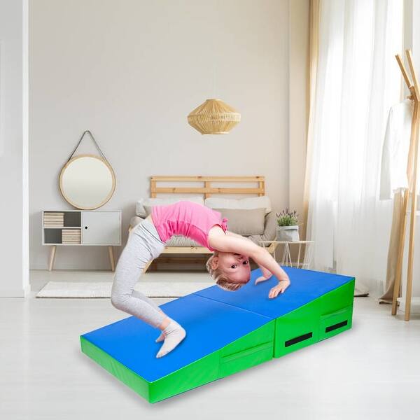Gym Household Trapezoid Gymnastics Mat Yoga Mat Exercise Equitment ...