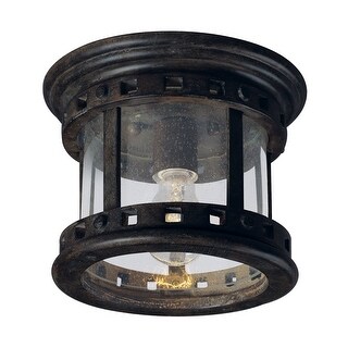 Maxim Santa Barbara 9" 1 Light Vivex Ceiling Light - Bed Bath & Beyond ...