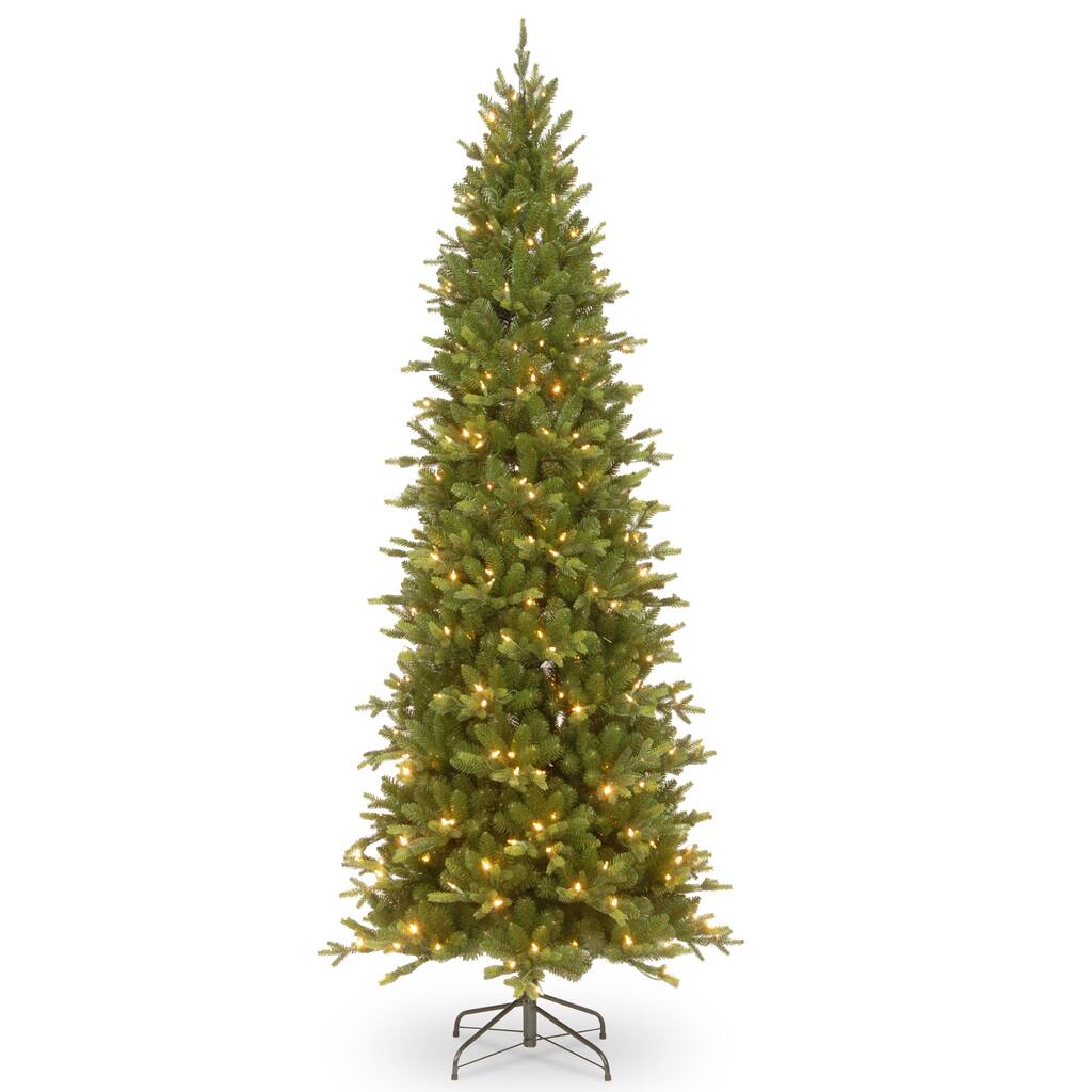 National Tree Company 7.5 ft. PowerConnect Ashland Spruce Slim Tree ...