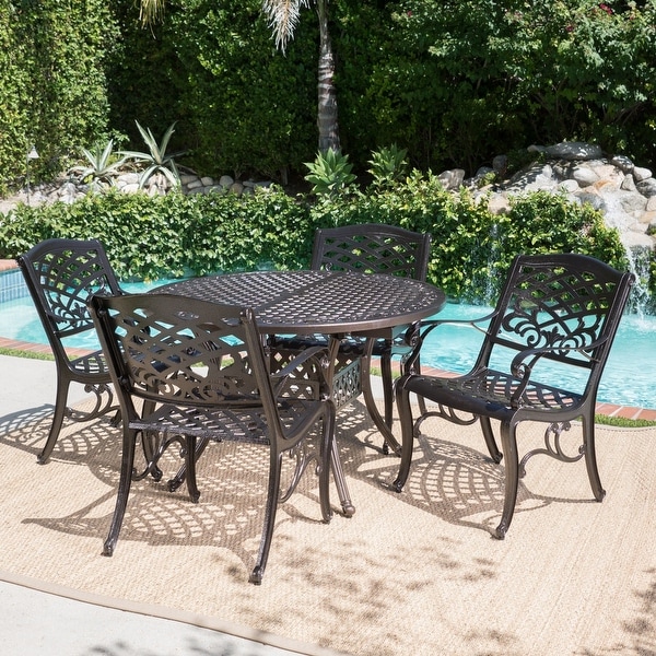 Caribbean Outdoor Acacia Balcony Bar Table by Christopher Knight Home ...