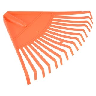 16 Tines Leaf Rake Replacement, Nylon Patio Lawn Folding Grass Tool ...