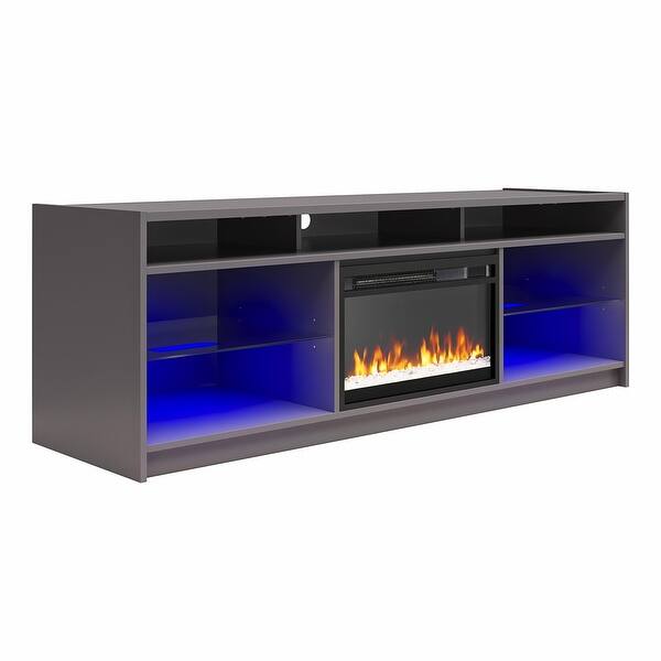 Ameriwood Home Terrene Fireplace TV Stand for TVs up to 65-inches - Bed ...