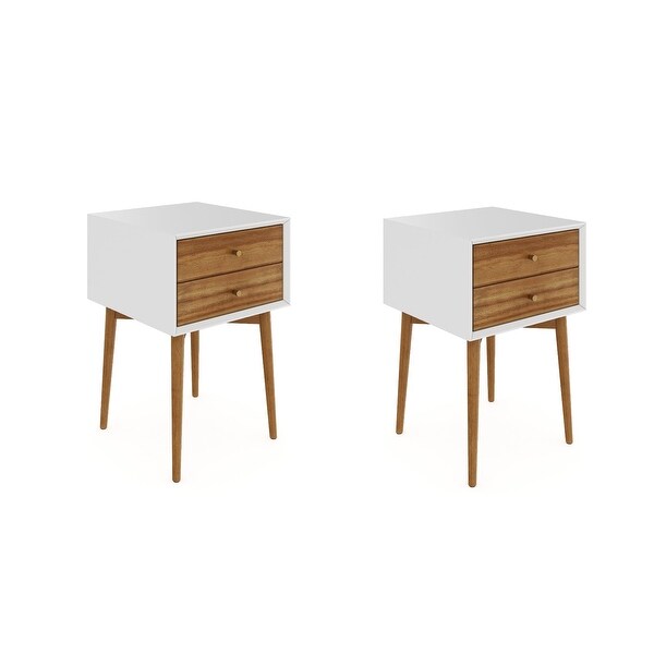 Nathan James Harper 2 Drawer Mid Century Side Table On Sale Bed Bath Beyond 35448440