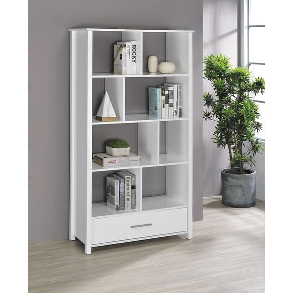 Dylan Rectangular 8-shelf Bookcase - On Sale - Bed Bath & Beyond - 36724745