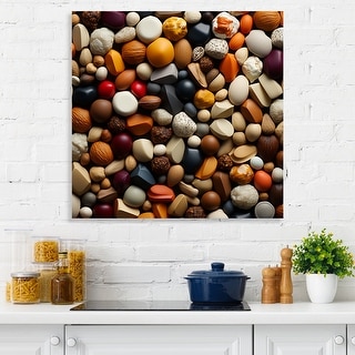 Designart "Nut Discovery Collage I" Nuts Wall Art - Bed Bath & Beyond ...