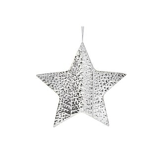 Christmas Hammered Metal Ornament Star - Set of 12 - Bed Bath & Beyond ...