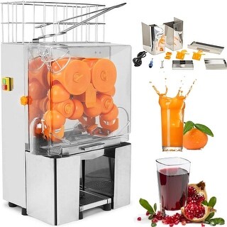 110V Electric Orange Juicer Commercial Squeezer Machine Lemon Automatic ...