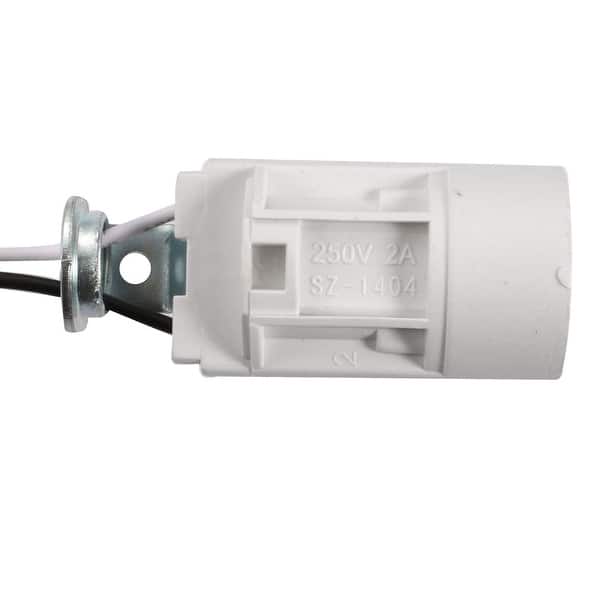 2pcs 52mm Height Wall Lamp Pendant Light Holder E14 Lamp Socket w Wire ...