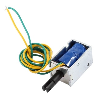 12V 0.66A 8mm Stroke 85g Force Wired DC Tractive Type Solenoid ...