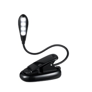Flexible Clip-On LED Reading Light - Black - Bed Bath & Beyond - 41284369