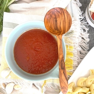 BeldiNest Large Olive Wood Big Mouth Spoon Wooden Spoons for Brewing ...