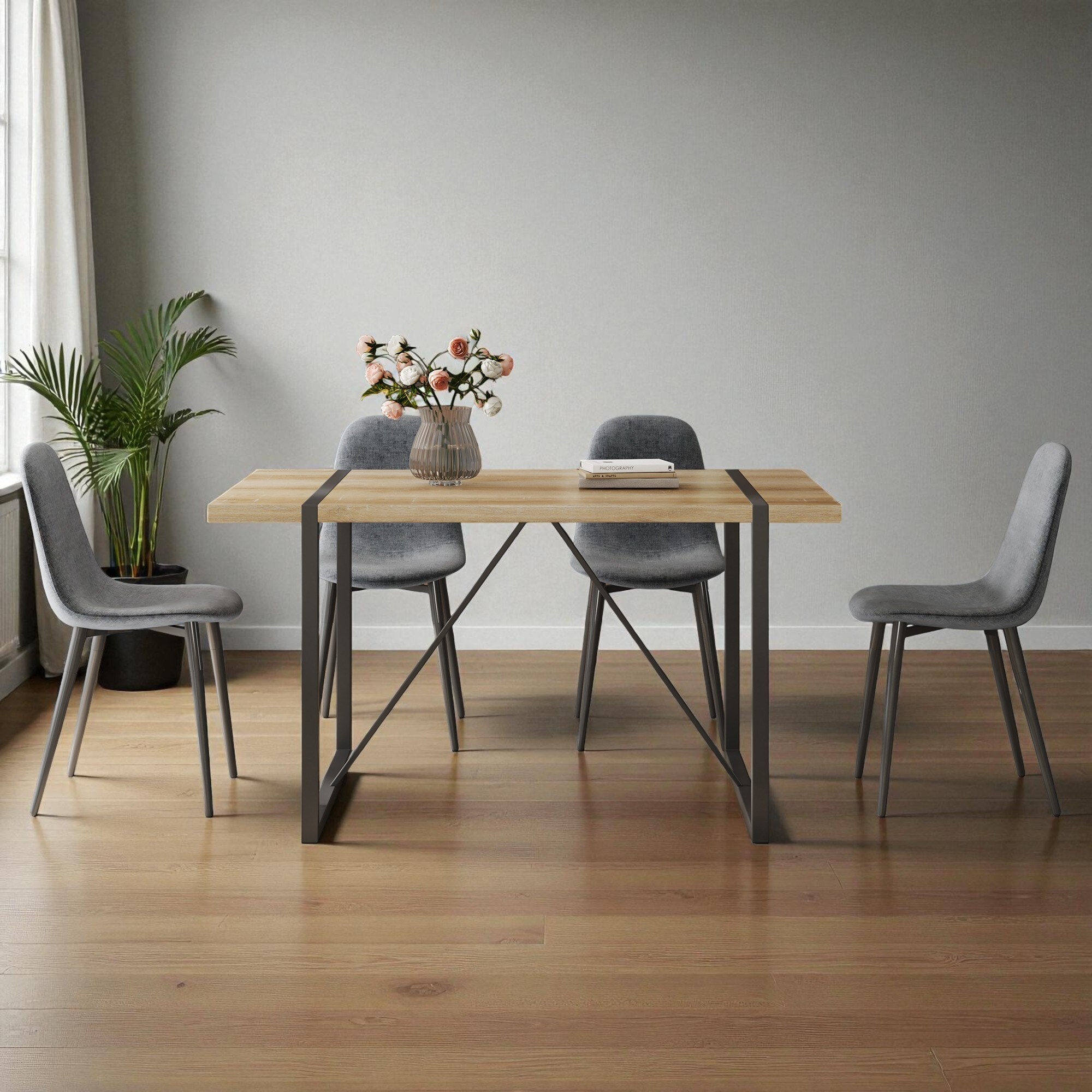 rustic medieval dining table