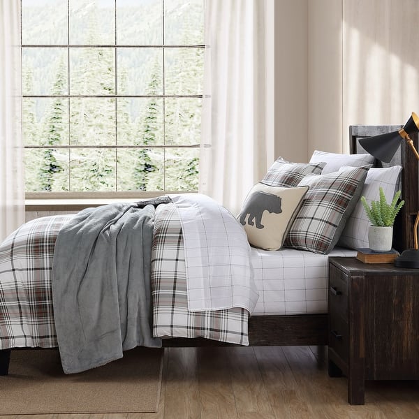 Eddie Bauer Alder Plaid Cotton Comforter Set - Bed Bath & Beyond - 16900542