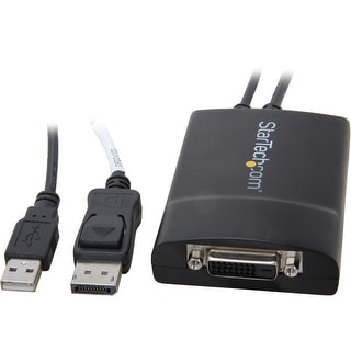 StarTech.com DP2DVID2 DisplayPort to DVI Dual Link Active Video Adapter ...