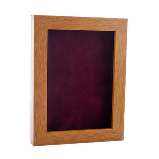 18x24 Shadow Box Frame Light Brown Wood | 3/4" Usable Display Depth ...