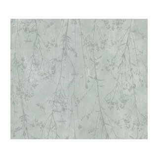 Tanner Sage Floral Silhouette Wallpaper - 20 x 396 x 0.025 - Bed Bath ...