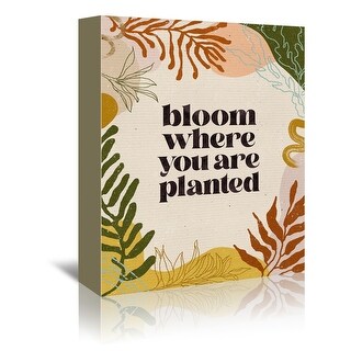 Americanflat - 8" x 10" Bloom Where You Are Planted by Elena David ...