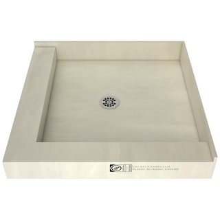 Tile Redi P4848CDLPVC Redi Base 48" x 48" Square Shower Base with Left ...
