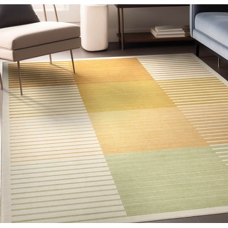Well Woven Apollo Elemental Grove Modern Geometric Low Pile Area Rug ...
