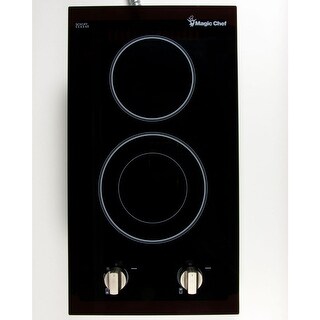 Magic Chef 12-inch Schott Glass Ceramic Panel Electric Cooktop - Bed ...