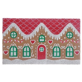 Coir Door Mat Gingerbread House - Bed Bath & Beyond - 40902504