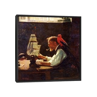 iCanvas "For a Good Boy" by Norman Rockwell Framed Canvas Print - Bed ...