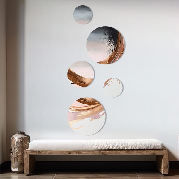 round shape design wall