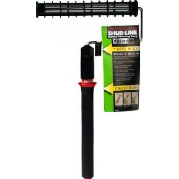 Shur-Line 06630C Twist N Reach Roller Frame & 3 Section Extension Pole ...