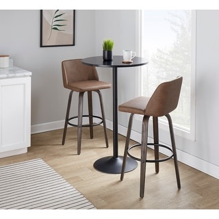 Carson Carrington Vallberga 30" Fixed-Height Bar Stool with Glazed ...