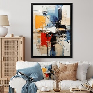 Designart "Cerulean Passenger Of Fragile Wisdom Abstract I" Abstract ...